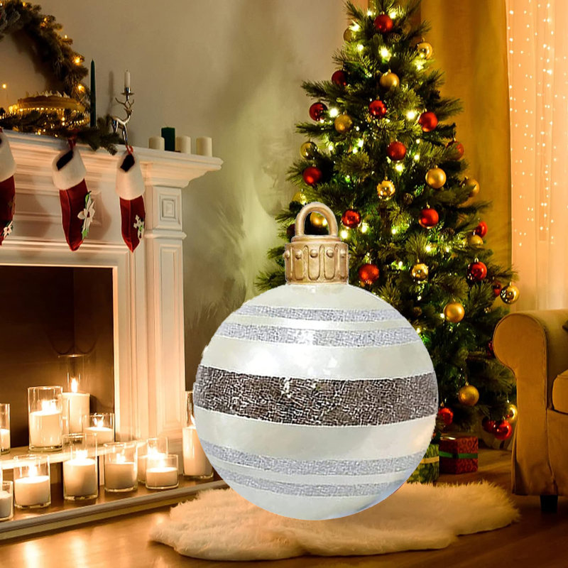 The Holiday Aisle® Herney Giant Merry Christmas Balloon Inflatable | Wayfair